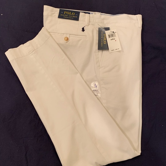Polo Ralph Lauren | Pants | Polo White Stretch Slim Fit Chinos | Poshmark